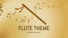 Free Flute Theme for PowerPoint and Google Slides - PPT Slides