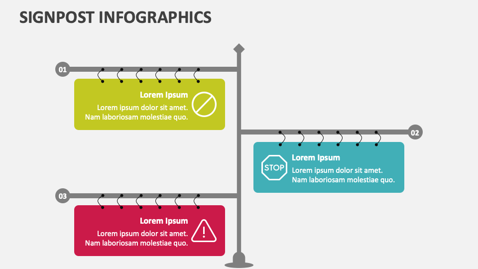 Signpost Infographics for Google Slides and PowerPoint - PPT Slides