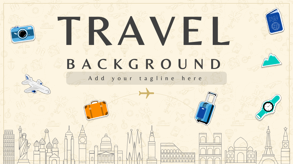 Free Travel Background Presentation for Google Slides and PowerPoint