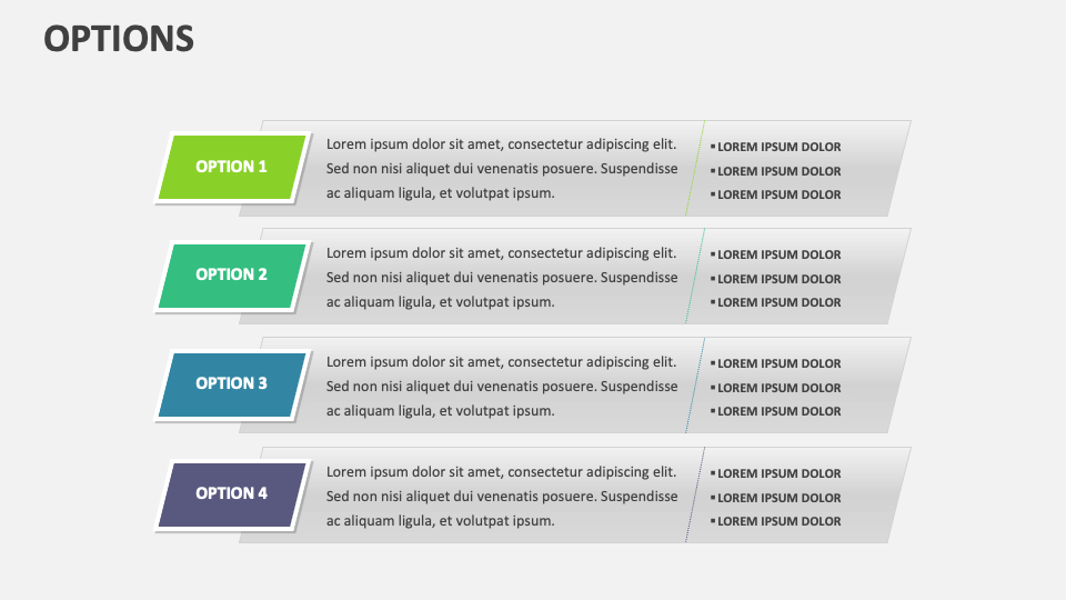 Options Template for PowerPoint and Google Slides - PPT Slides