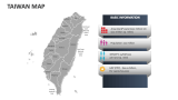 Taiwan Map for Google Slides and PowerPoint - PPT Slides