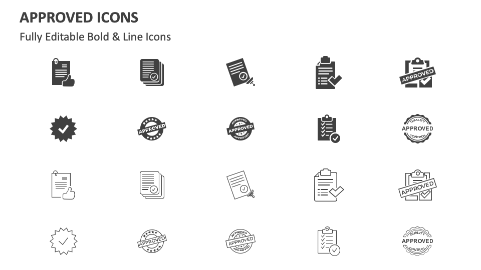 Approved Icons for Google Slides and PowerPoint