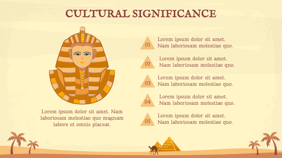 Free Egyptian Pyramids Presentation for Google Slides and PowerPoint