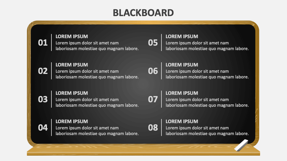 Blackboard Template for PowerPoint and Google Slides - PPT Slides