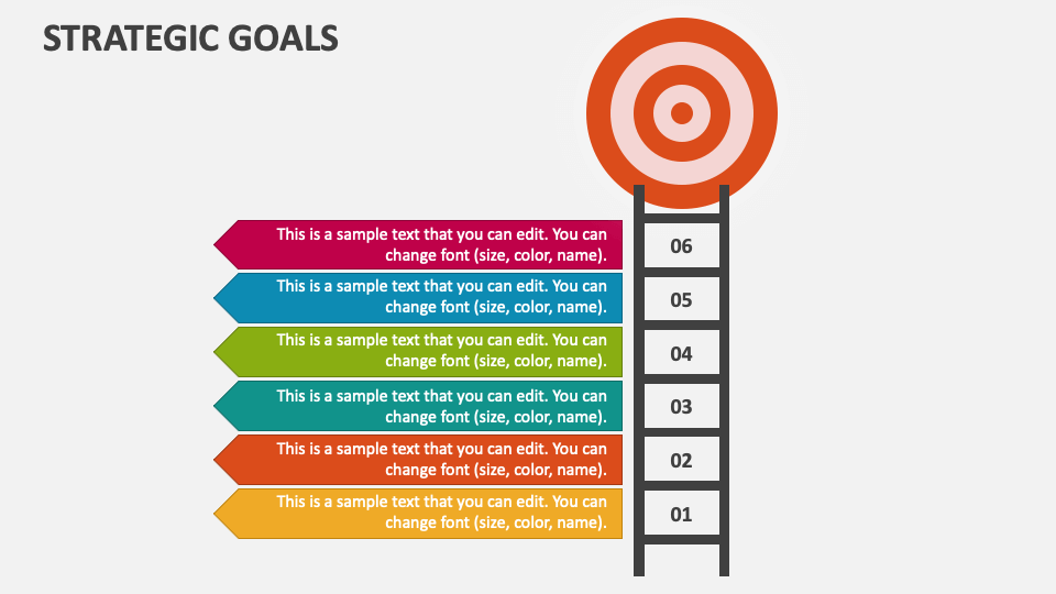 Strategic Goals PowerPoint and Google Slides Template - PPT Slides