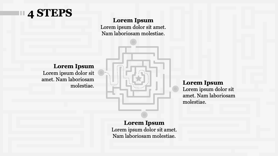 Free Maze Presentation Theme for Google Slides and PowerPoint