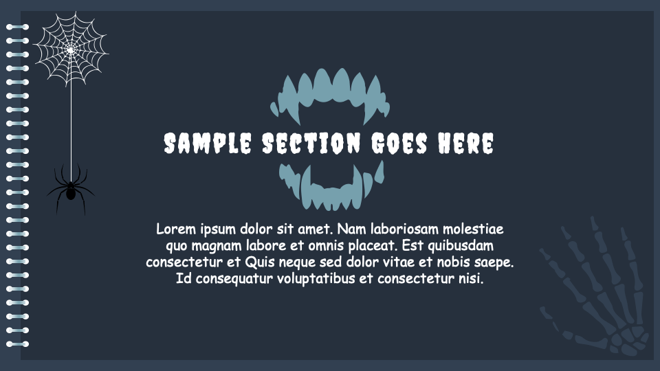 Horror Story Presentation Theme for PowerPoint and Google Slides - PPT ...