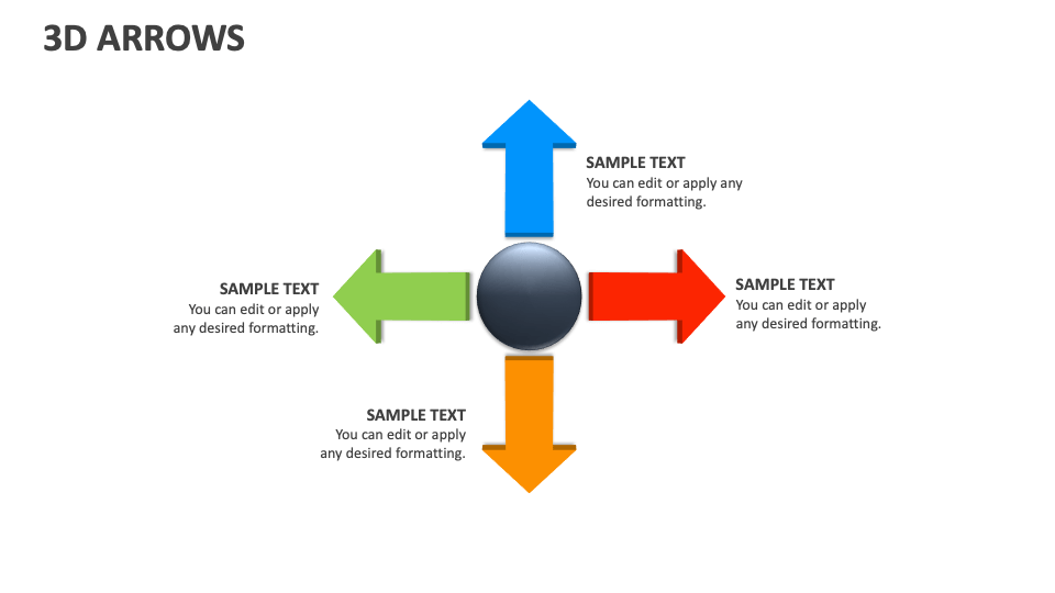 3D Arrows Template for PowerPoint and Google Slides - PPT Slides