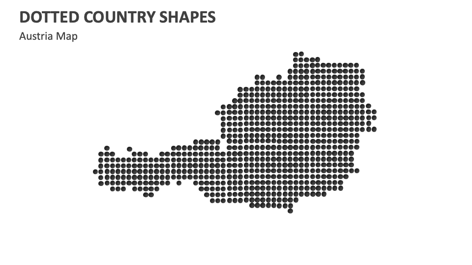 Dotted Country Shapes for Google Slides and PowerPoint - PPT Slides