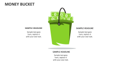 Money Bucket PowerPoint and Google Slides Template - PPT Slides