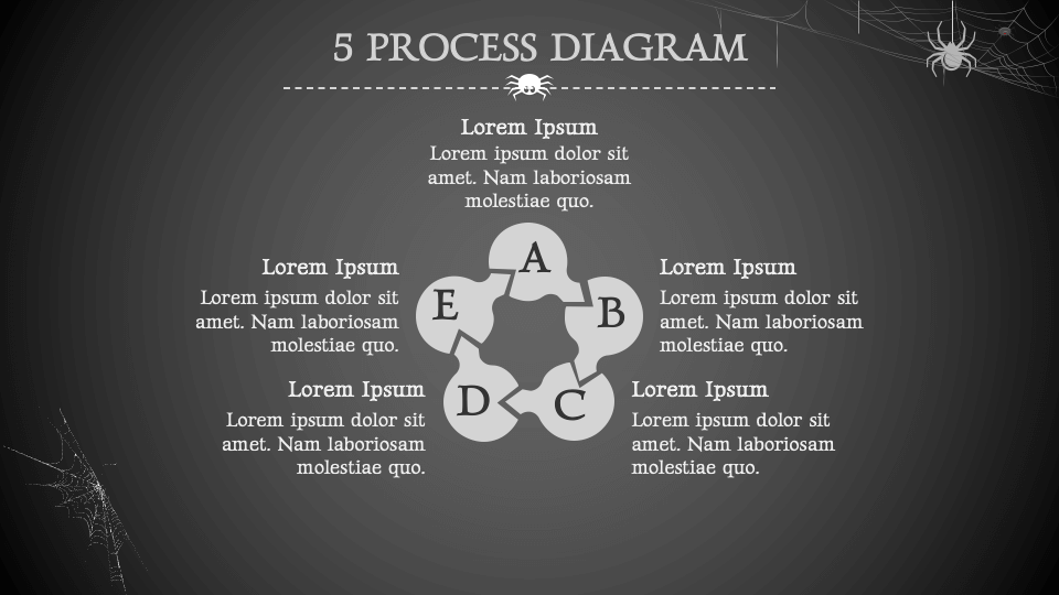 Free Spider Background Presentation Theme for Google Slides and PowerPoint