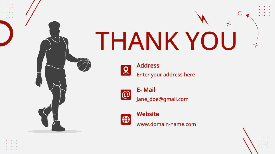 Free Basketball Presentation Theme for Google Slides and PowerPoint