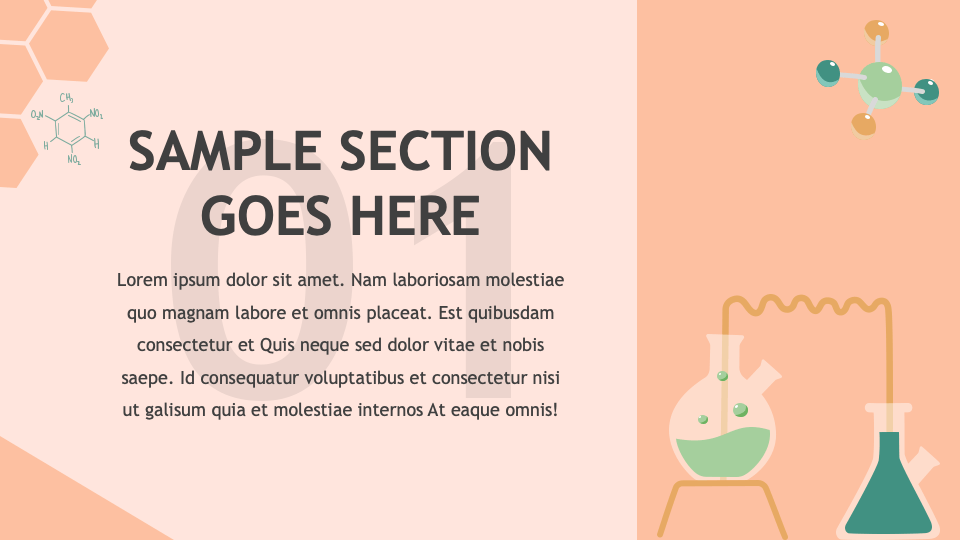 Free Chemistry Lesson Presentation Theme for Google Slides and PowerPoint