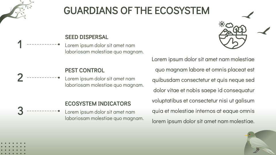 Free - Birds Presentation Template for Google Slides and PowerPoint ...