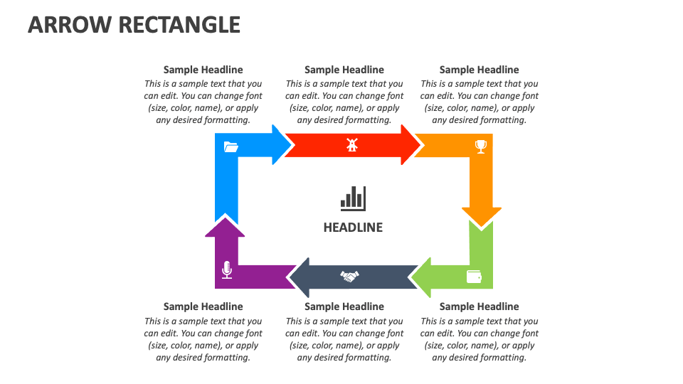 Arrow Rectangle PowerPoint and Google Slides Template - PPT Slides
