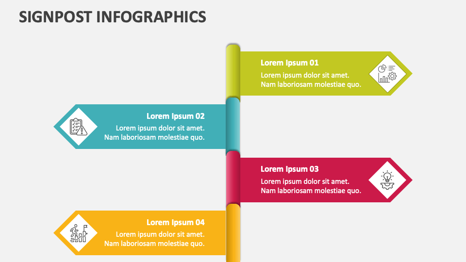 Signpost Infographics for Google Slides and PowerPoint - PPT Slides