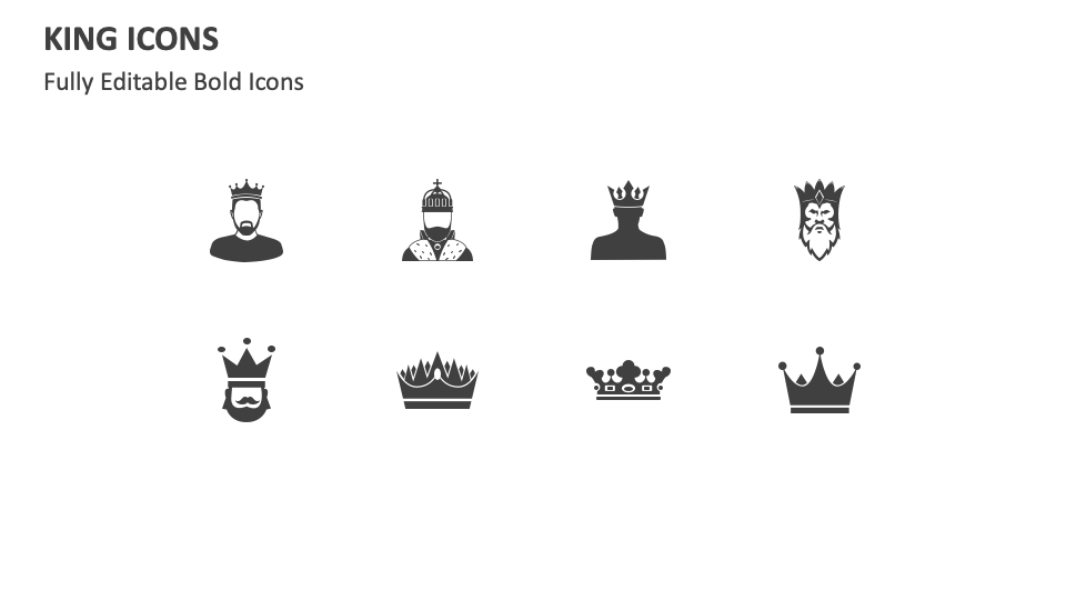 King Icons for Google Slides and PowerPoint
