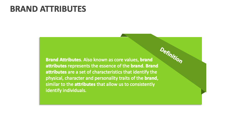 Brand Attributes Template for PowerPoint and Google Slides - PPT Slides