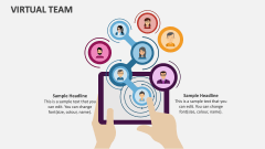 Virtual Team PowerPoint and Google Slides Template - PPT Slides