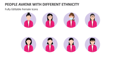 People Avatar with Different Ethnicity for Google Slides and PowerPoint
