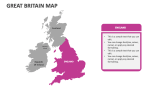 Great Britain Map for Google Slides and PowerPoint - PPT Slides