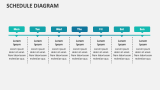Schedule Diagram Template for PowerPoint and Google Slides - PPT Slides