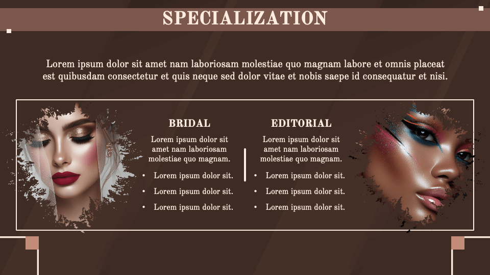 Free Makeup Artist Portfolio Presentation Template for Google Slides ...
