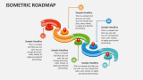 Isometric Roadmap PowerPoint and Google Slides Template - PPT Slides