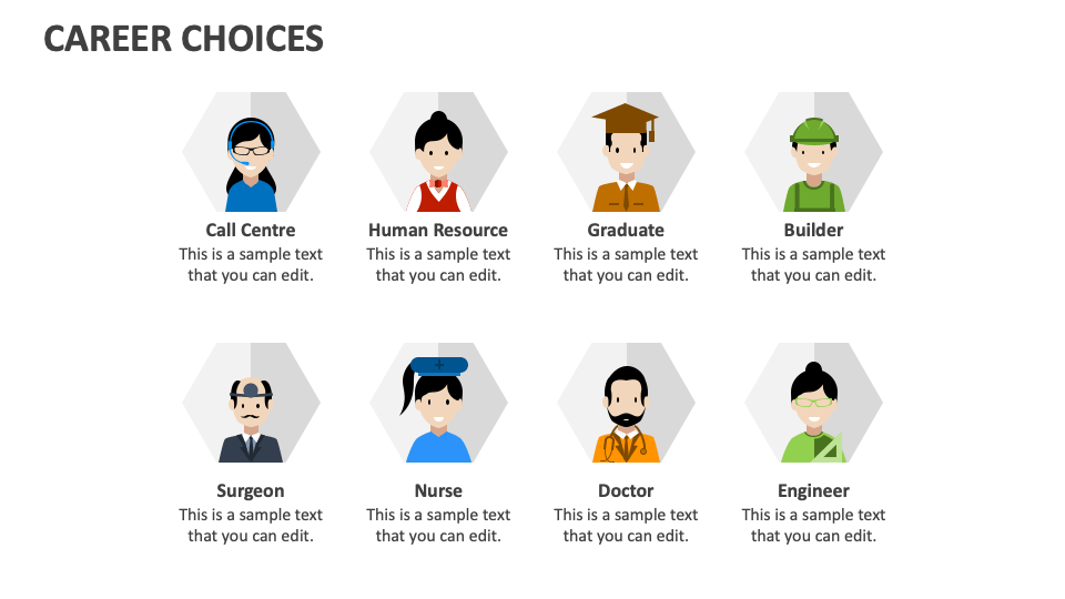 Career Choices PowerPoint and Google Slides Template - PPT Slides