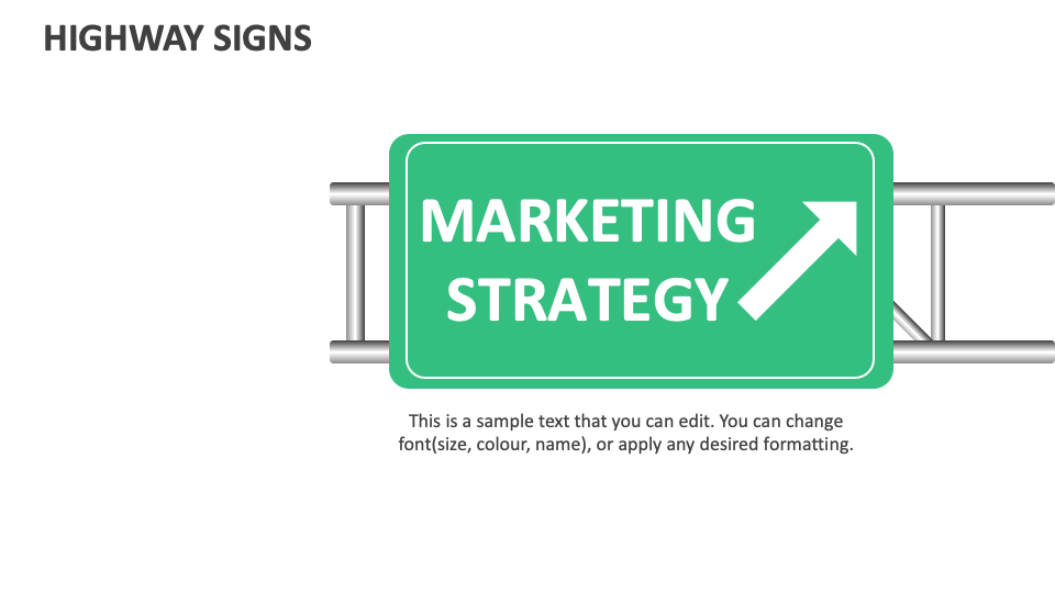 Highway Signs Template for PowerPoint and Google Slides - PPT Slides
