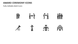 Award Ceremony Icons for Google Slides and PowerPoint