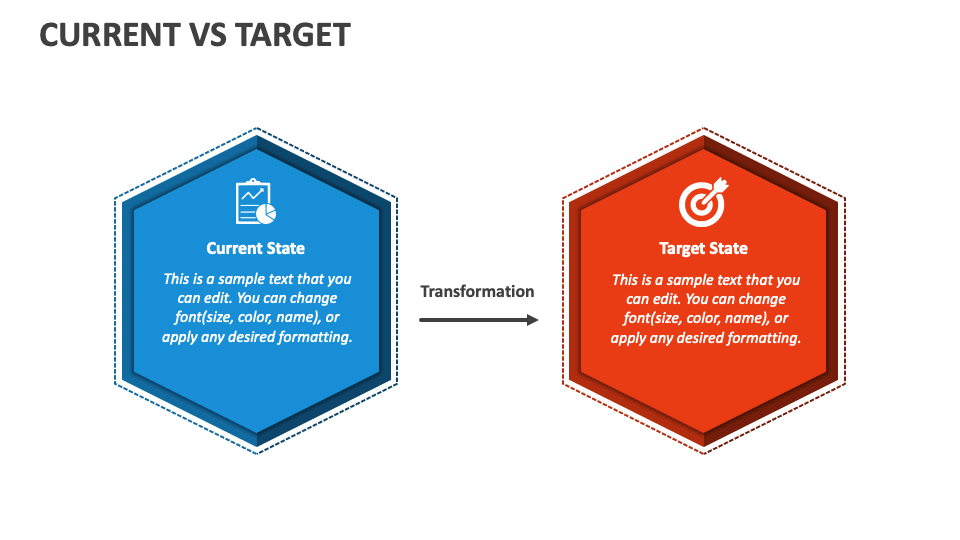 Current Vs Target PowerPoint and Google Slides Template - PPT Slides Current Vs Target PowerPoint and Google Slides Template - PPT Slides