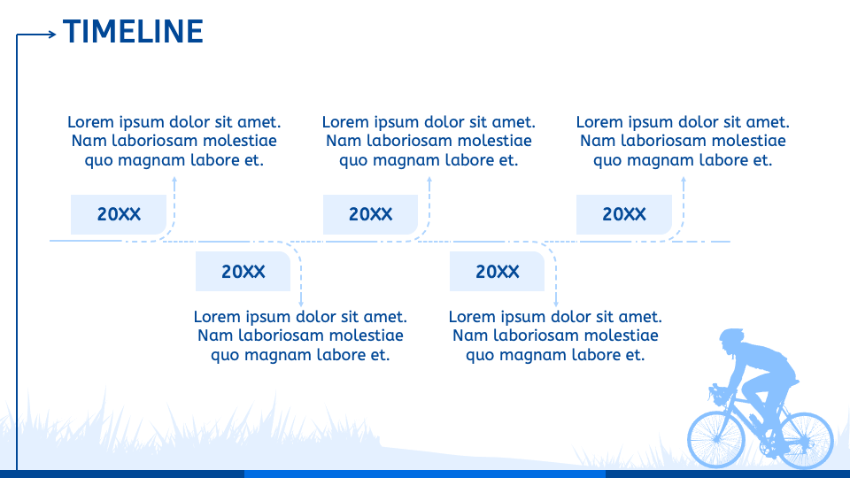 Free Cycling Presentation Theme for Google Slides and PowerPoint