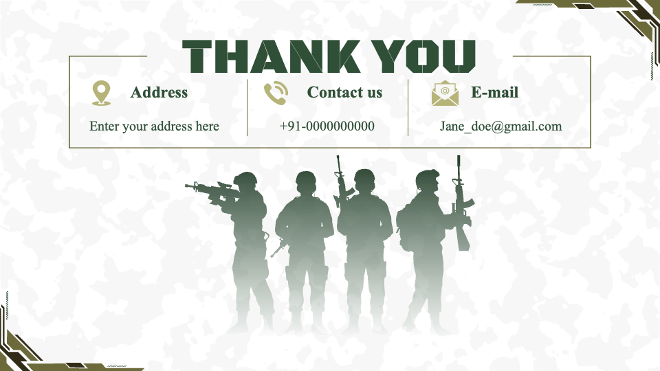 Free Soldier Theme for Google Slides and PowerPoint