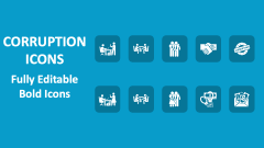Corruption Icons for Google Slides and PowerPoint