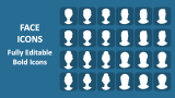 Face Icons for Google Slides and PowerPoint
