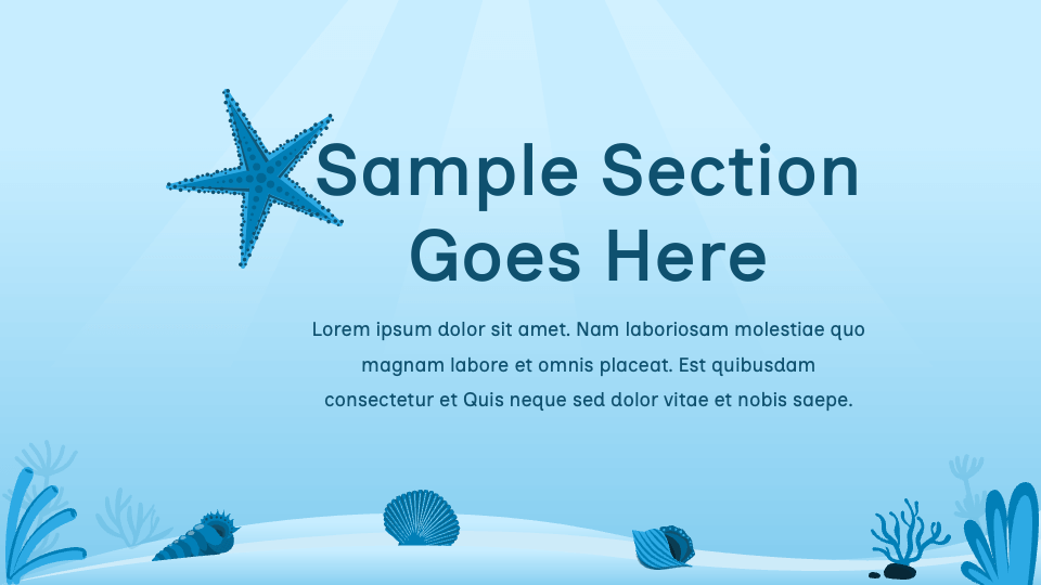 Free Marine Theme for Google Slides and PowerPoint