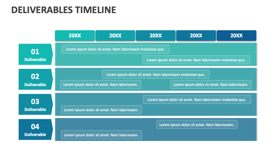 Deliverables Timeline Template for Google Slides and PowerPoint - PPT ...