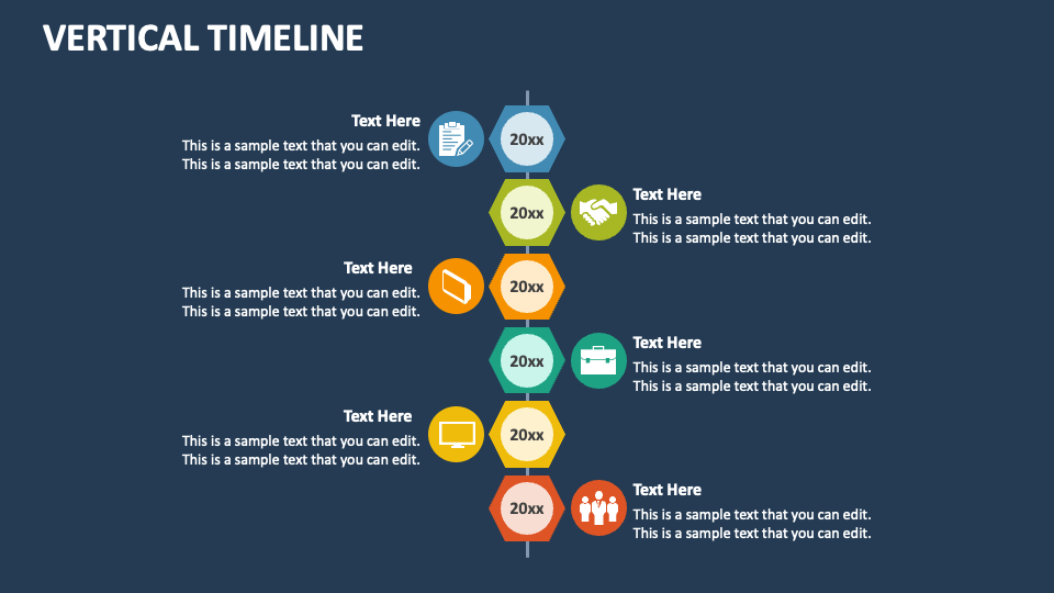 Vertical Timeline Template for PowerPoint and Google Slides - PPT Slides
