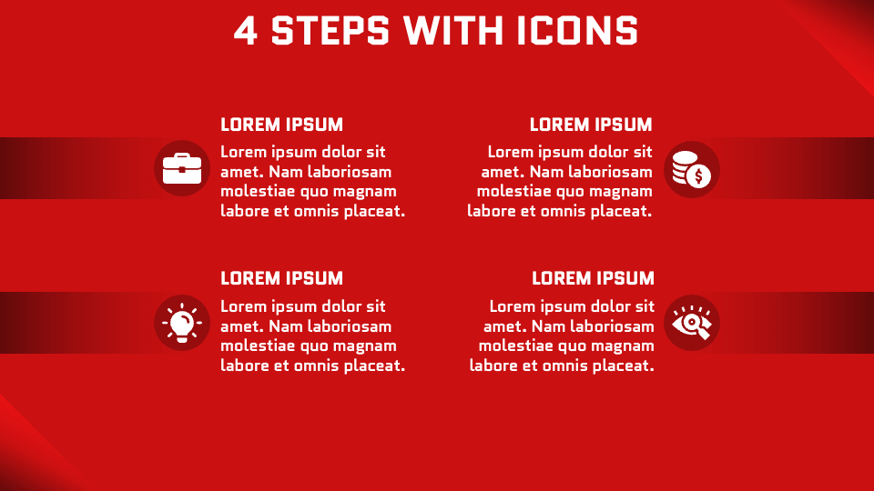 Red Background Presentation Theme for PowerPoint and Google Slides ...