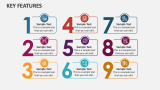 Key Features PowerPoint and Google Slides Template - PPT Slides