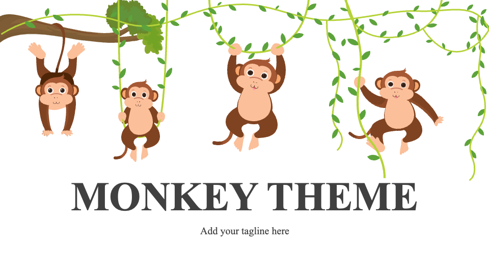 Free Monkey Theme for PowerPoint and Google Slides - PPT Slides