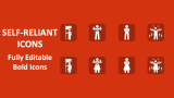 Self-Reliant Icons for Google Slides and PowerPoint