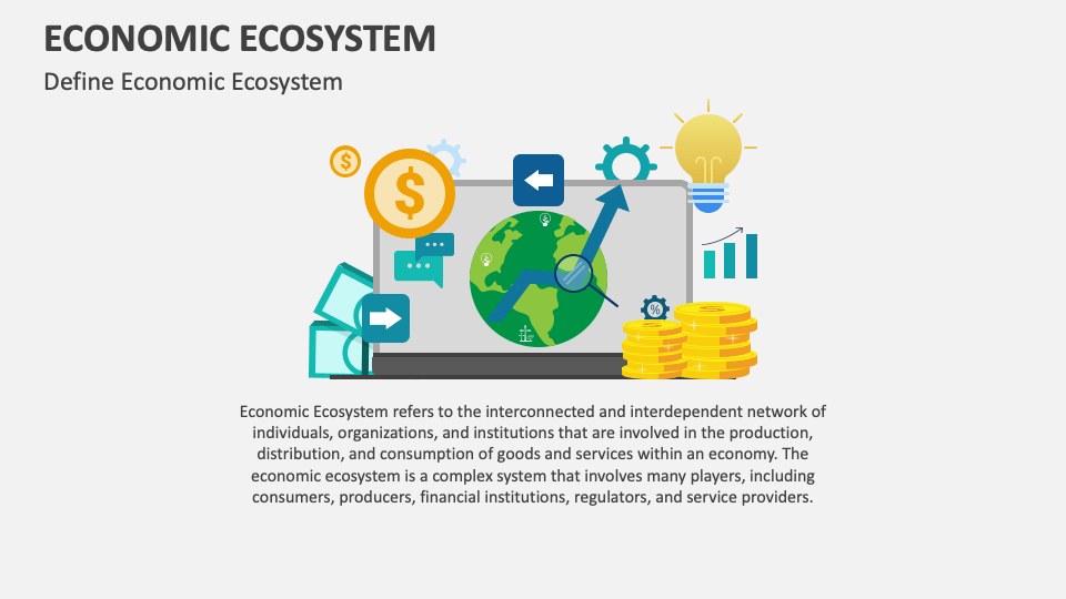 Economic Ecosystem PowerPoint and Google Slides Template - PPT Slides