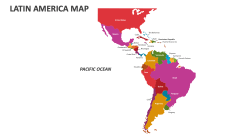 Latin America Map for Google Slides and PowerPoint - PPT Slides