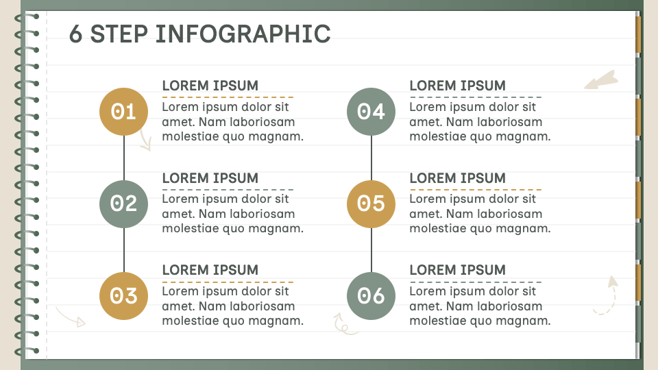 Free Notebook Lesson Presentation Theme for Google Slides and PowerPoint