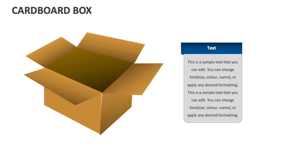 Cardboard Box Template for PowerPoint and Google Slides - PPT Slides