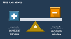Plus and Minus PowerPoint and Google Slides Template - PPT Slides