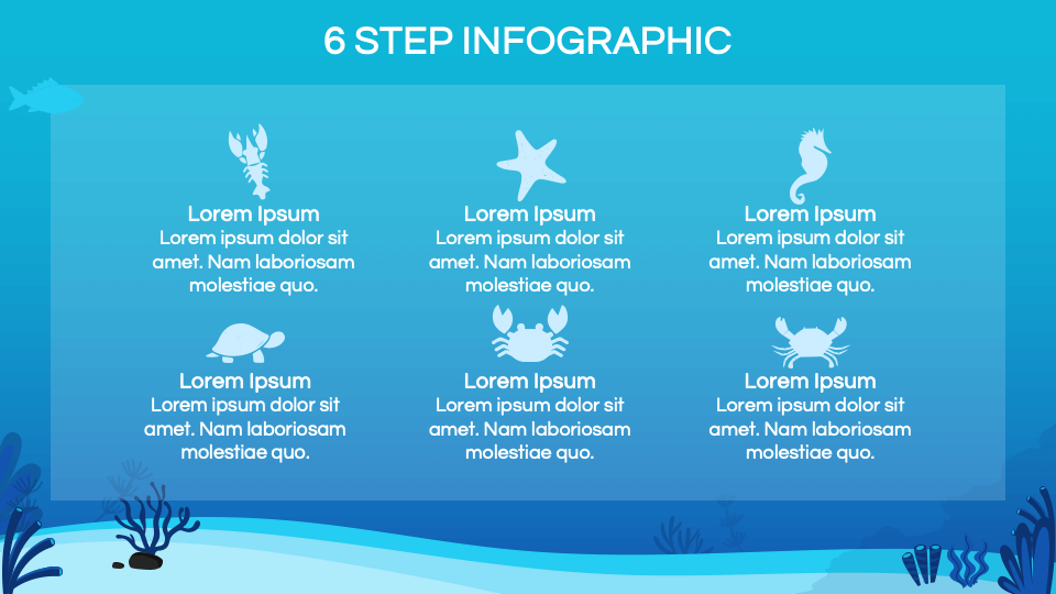 Free Sea Background Presentation Theme for Google Slides and PowerPoint