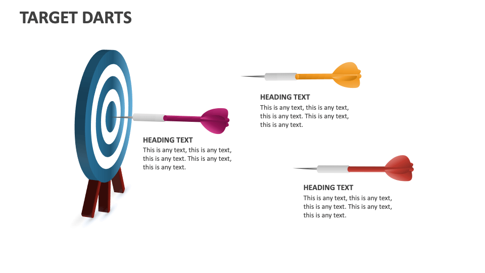 Target Darts Template for PowerPoint and Google Slides - PPT Slides